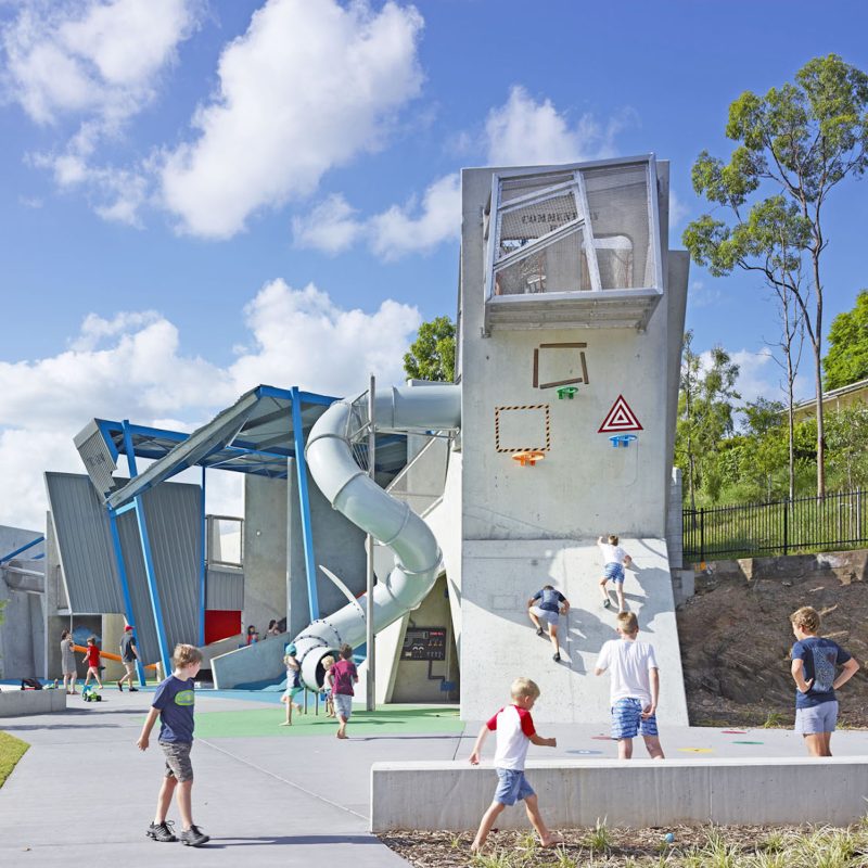 Ironbark Log Obstacle Course - PlayWorks