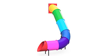 Straight Tube Slide 1500 - PlayWorks